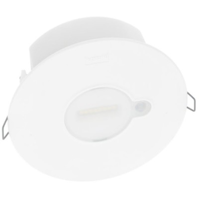 Recessed emergency light permanent  non permanent 100 lumens 3h autotest
