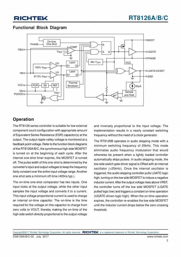 RT8126BGQW datasheet page 3