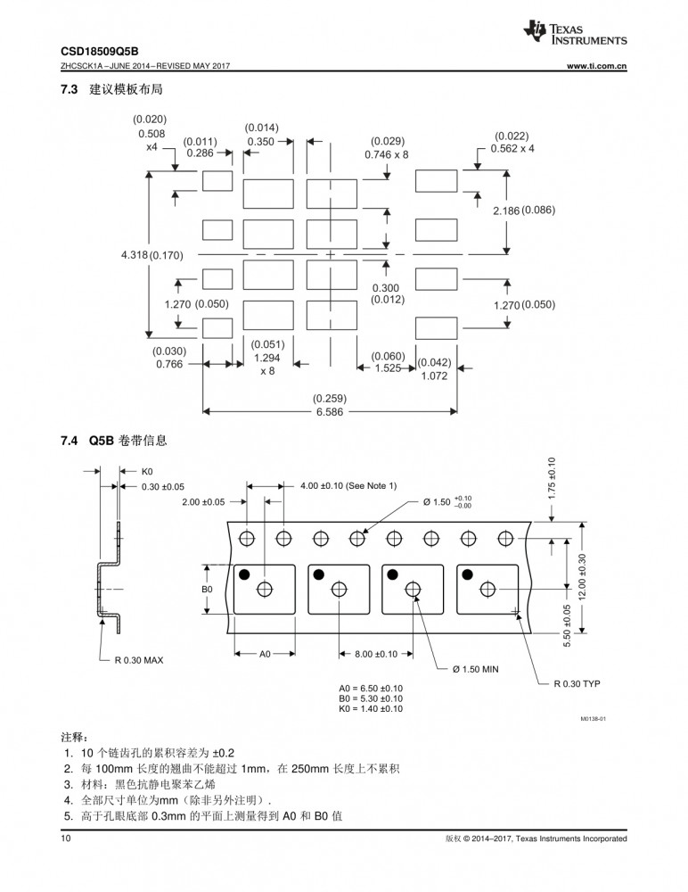 CSD18509Q5B datasheet page 10
