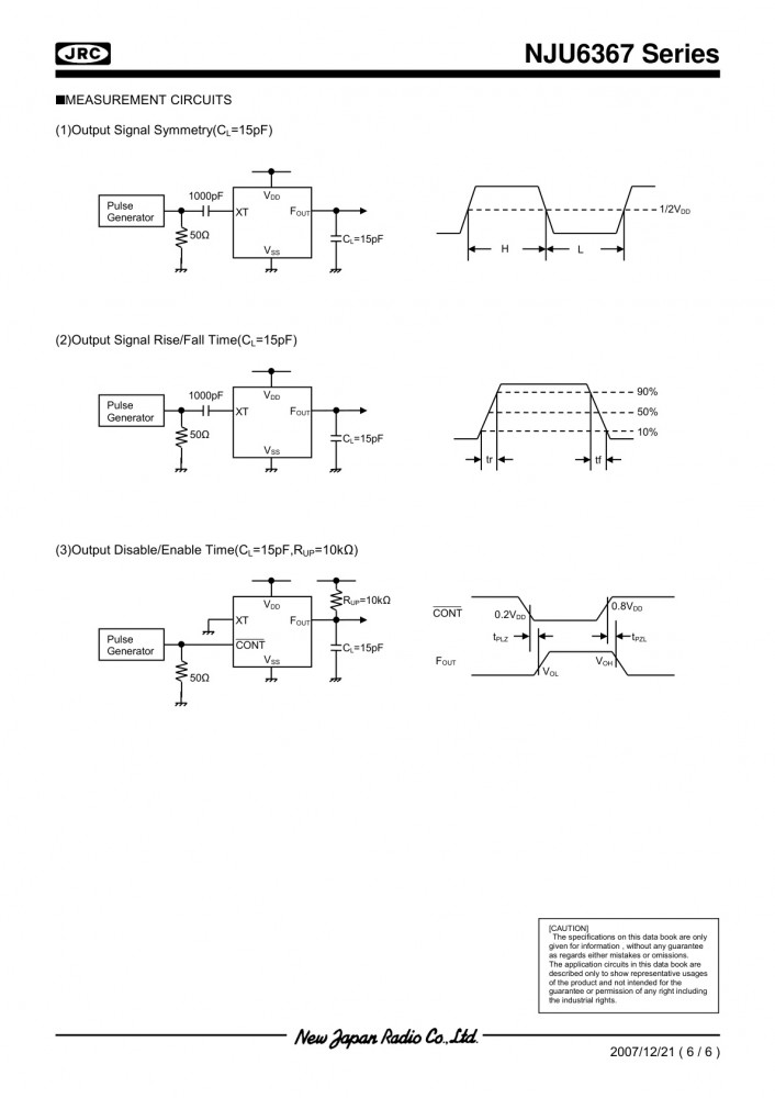 NJU6367 technical document page 6