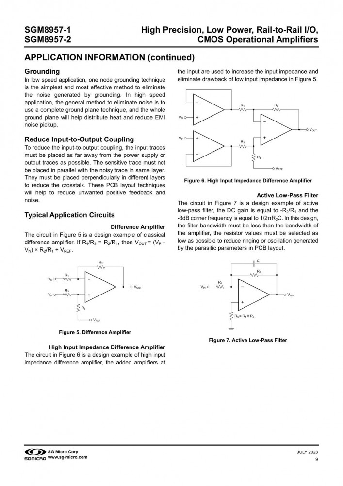 SGM8957-2 datasheet page 9