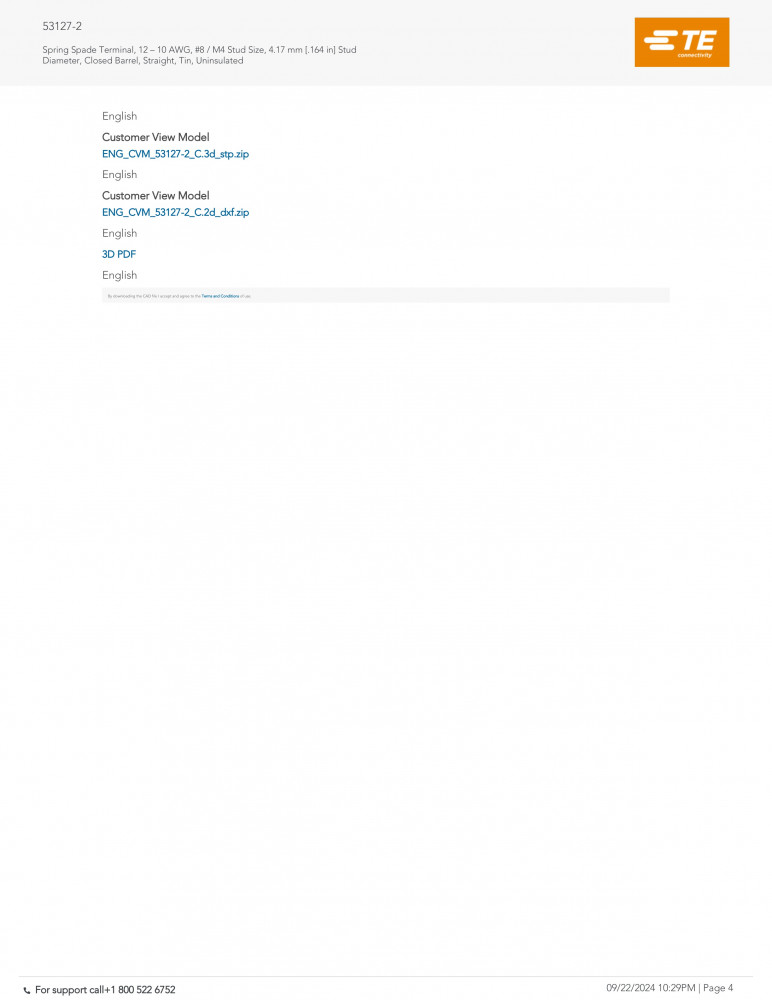 TE Connectivity 53127-2 technical document page 4