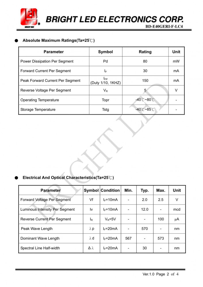 BD-E40GERI-F-LC4 documentation page 2