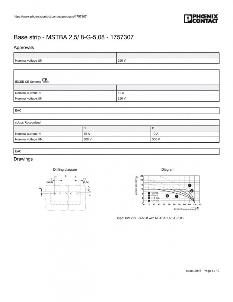 Phoenix Contact 1757307 technical document page 4
