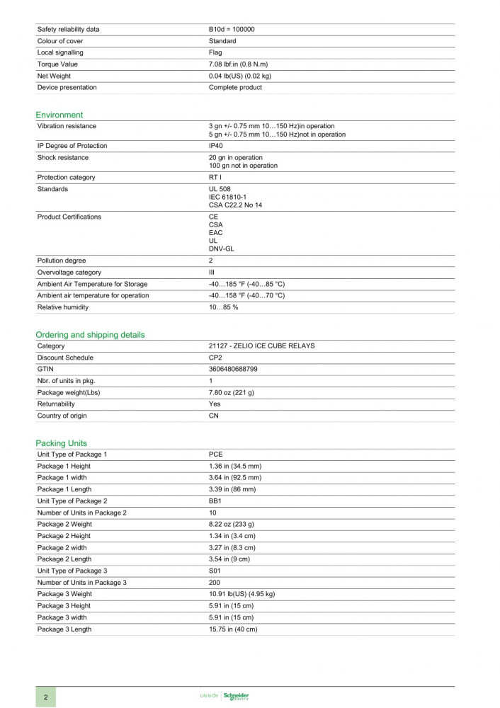 RXG13F7 technical document page 2