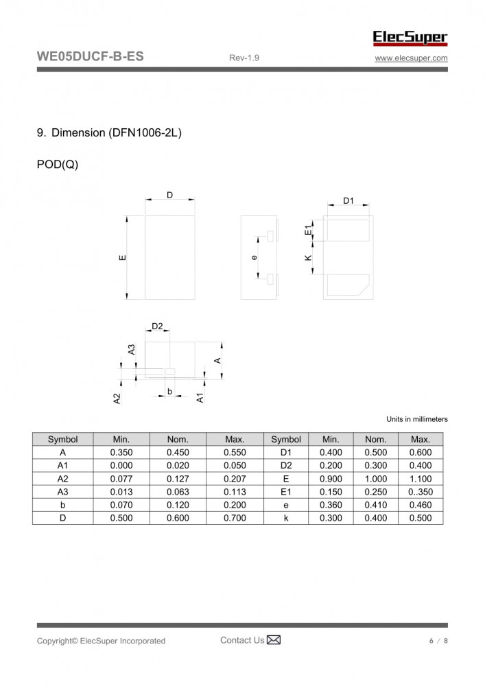 WE05DUCF-B-ES datasheet page 6