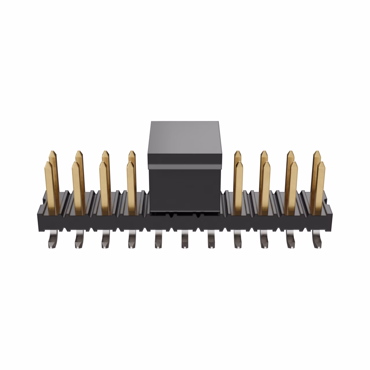 Milli-Grid Header, Vertical, Surface Mount, 22 Circuits, 0.38µm Gold (Au) Plating, Mating Pin Length 3.80mm, with Cap, Tube, Lead-Free for sale