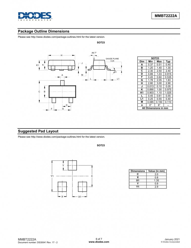 MMBT2222A-7-F datasheet page 6