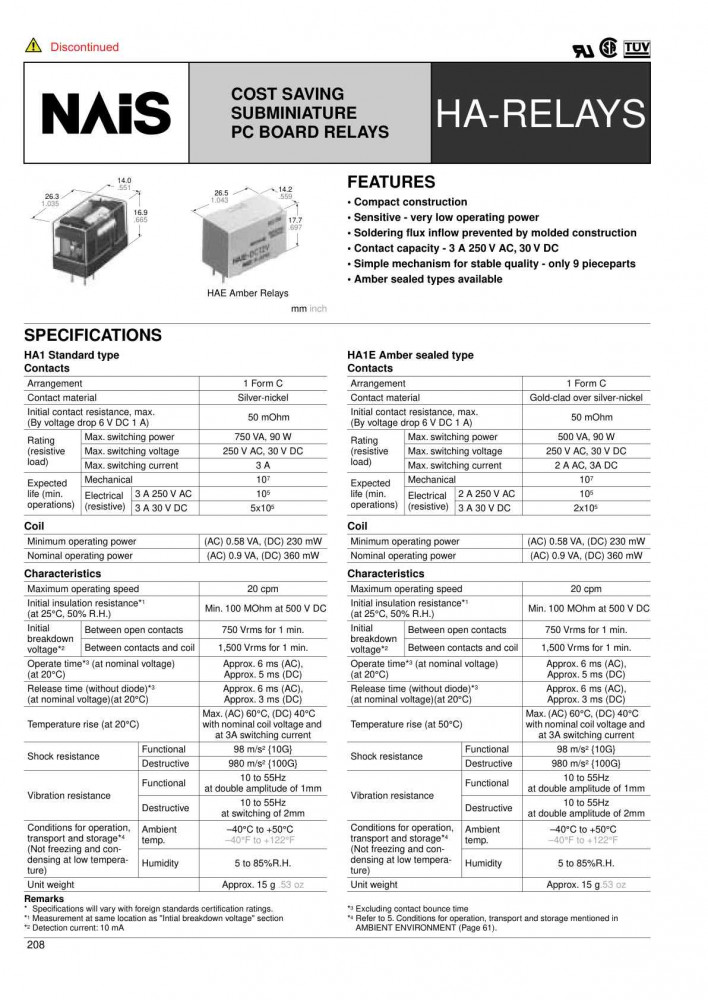 HA relay technical document page 1