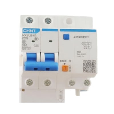 CHINT NXBLE-63 4P C40 30mA 6kA Miniature Residual Current Circuit Breaker