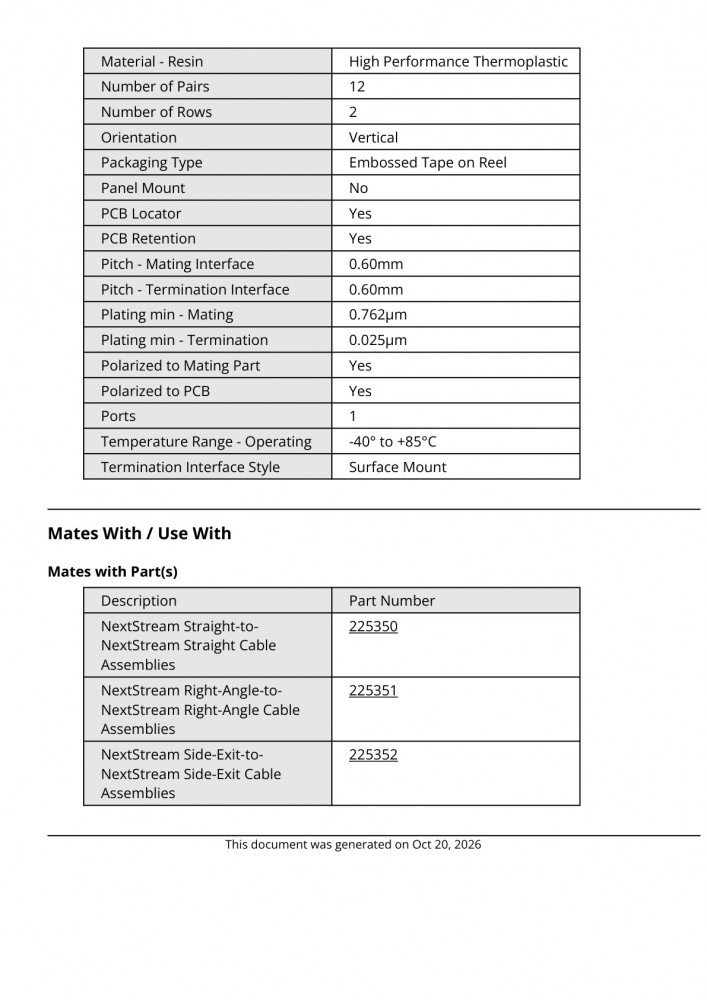 MOLEX 2203855021 product documentation visual 3