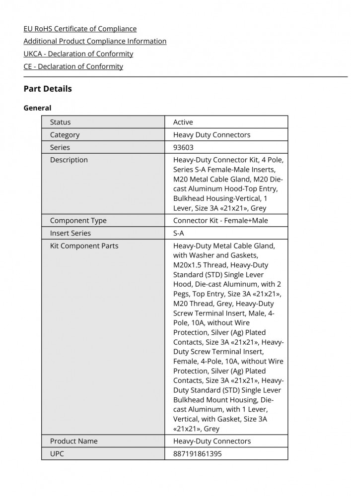 MOLEX 936030032 technical document page 2