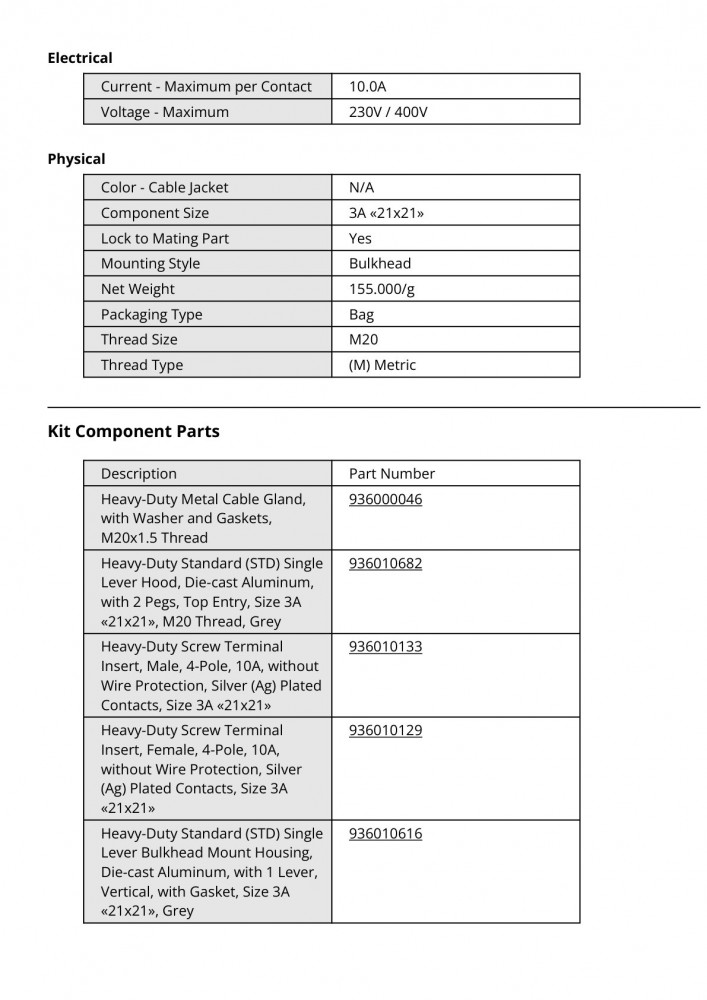 MOLEX 936030032 technical document page 3