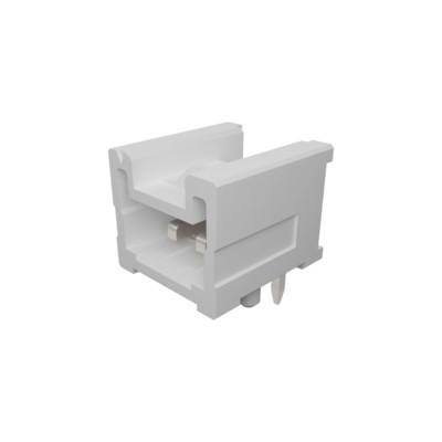 1.25mm Pitch, Micro-Lock Plus PCB Header, Single Row, Right-Angle, Through Hole, Tin-Bismuth Plating, Positive Lock, 2 Circuits, Natural (White) for sale