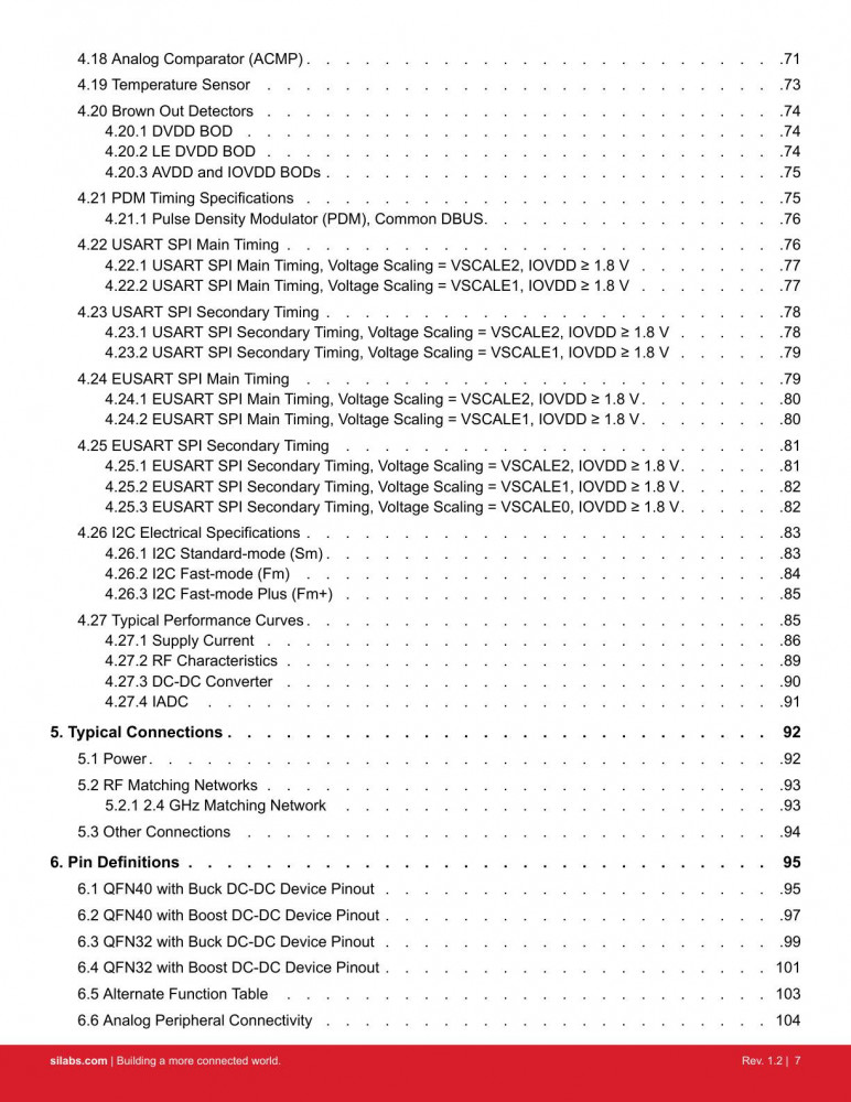 EFR32MG27 document preview, page 7