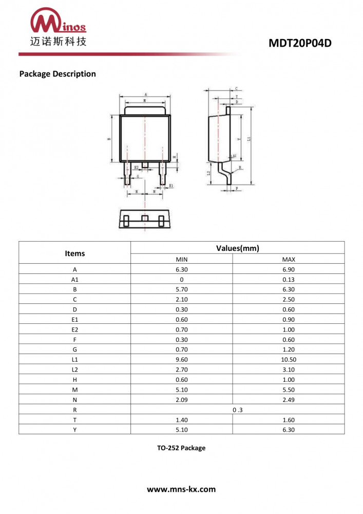 MDT20P04D datasheet page 7