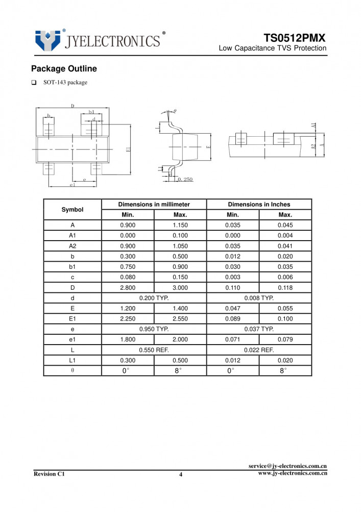 TS0512PMX datasheet page 4