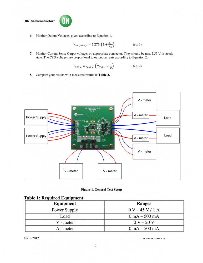 NCV47411PAAJGEVB evaluation procedure page 2