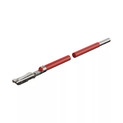 Pre-Crimped Lead Mizu-P25 Female-to-Pigtail, Tin (Sn) Plating, 75.00mm Length, 0.50mm² Wire, Red for sale