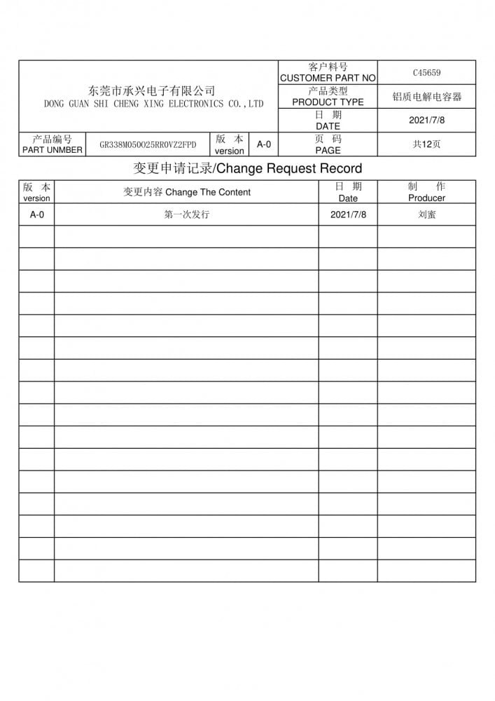 GR series specification page 2