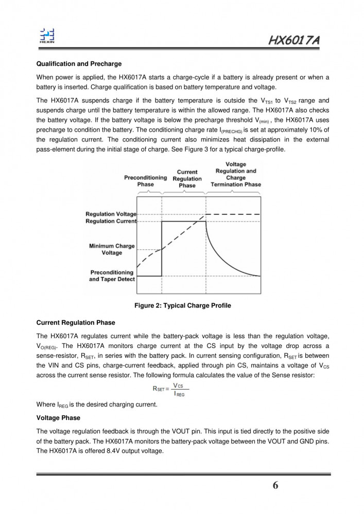 HX6017A datasheet page 6