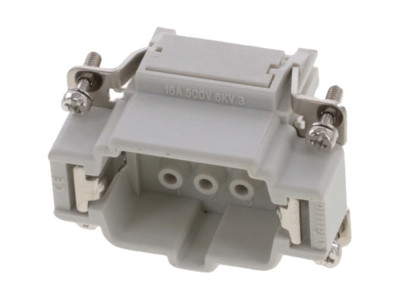 Heavy-Duty Crimp Contact Insert, Male, 6-Pole, 16A, for Crimp Contacts, Size 6B «44x27» for sale