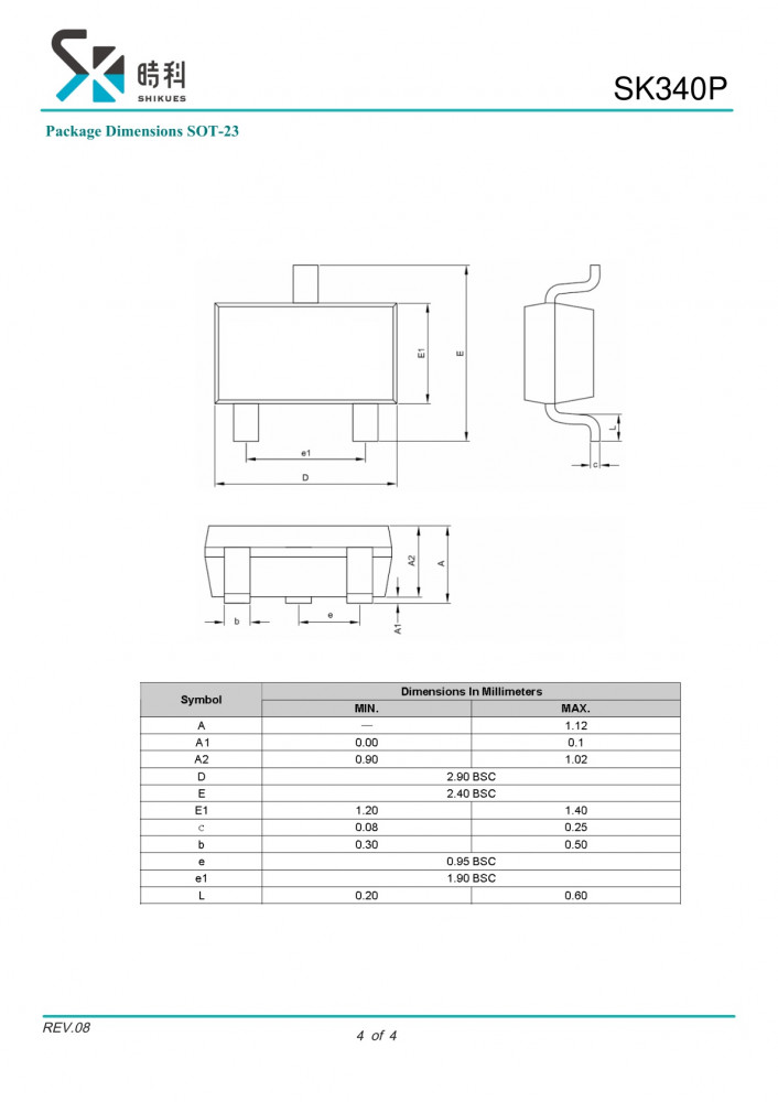 SK340P datasheet page 4