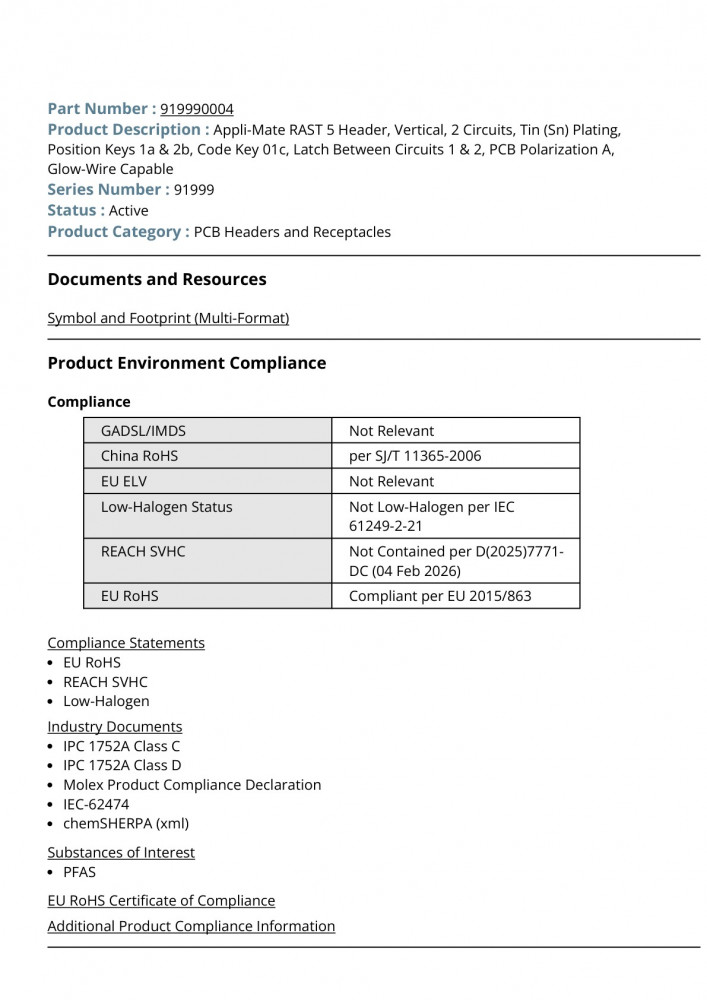 919990004 technical document page 1