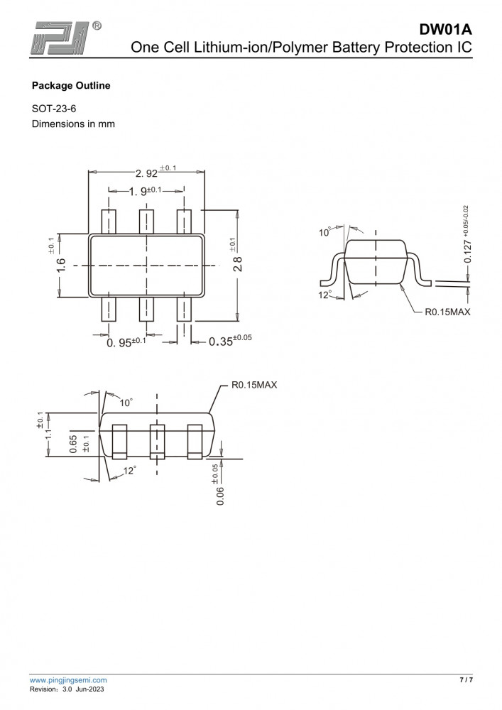 DW01A datasheet page 8