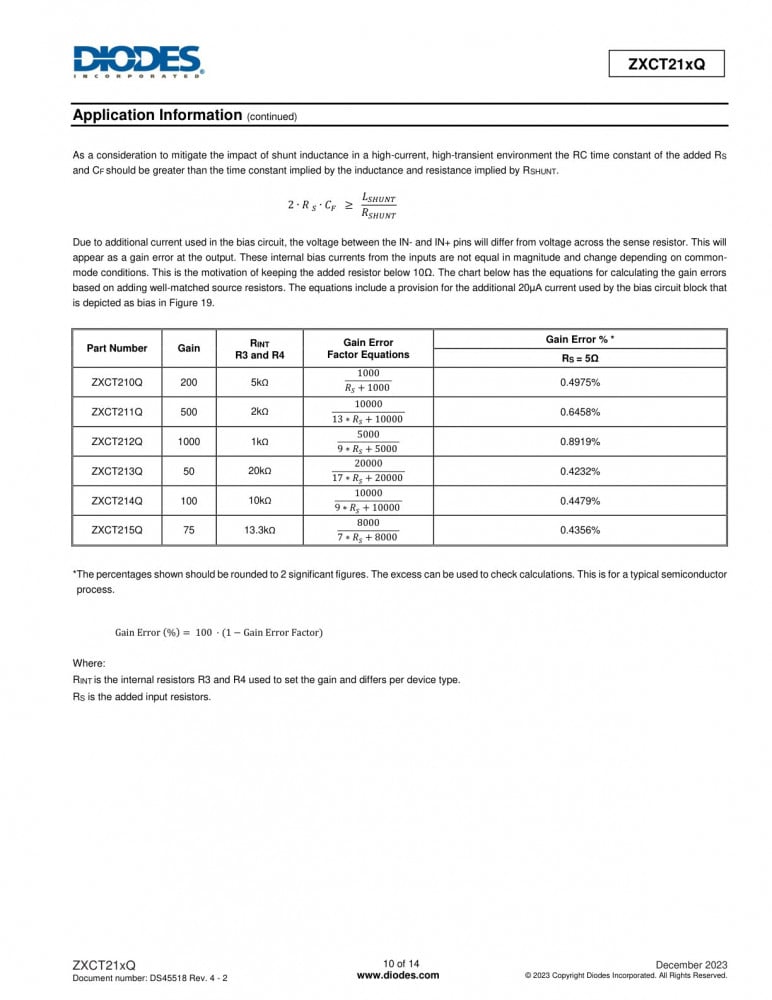 ZXCT213QCDW-7 datasheet page 10