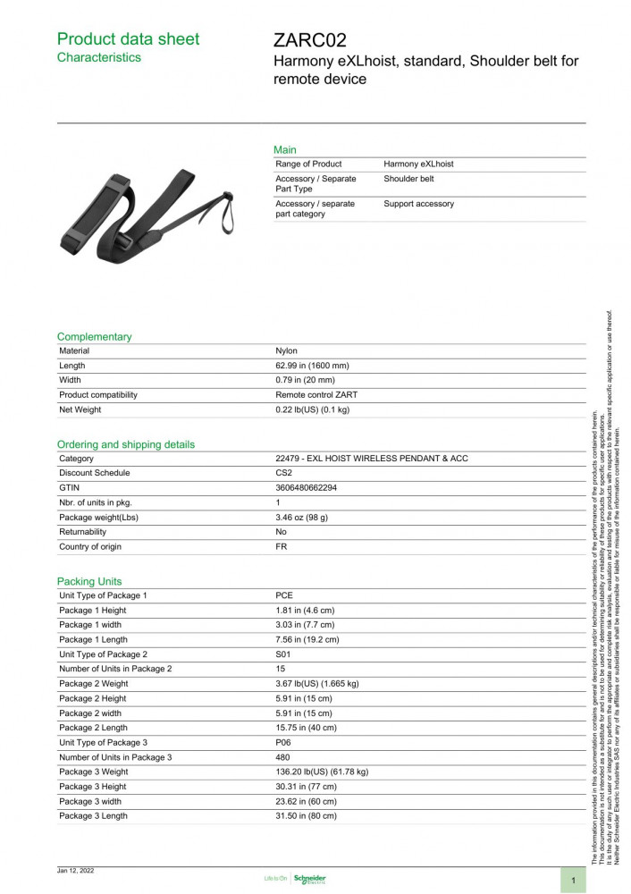 ZARC02 technical document page 1