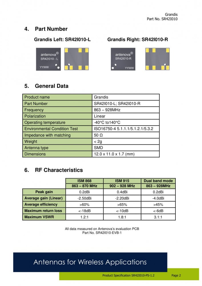 SR42I010-R datasheet page 2