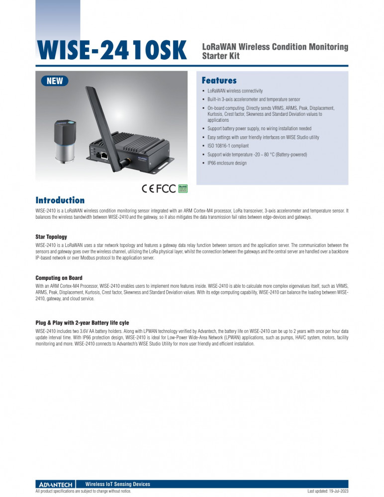 WISE-2410 technical document page 1