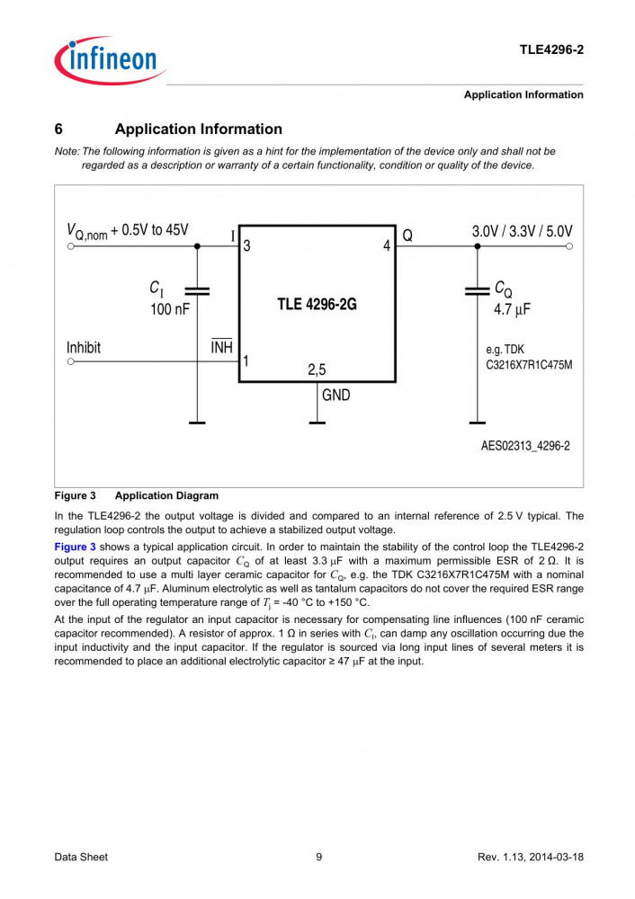 TLE4296-2 datasheet page 9