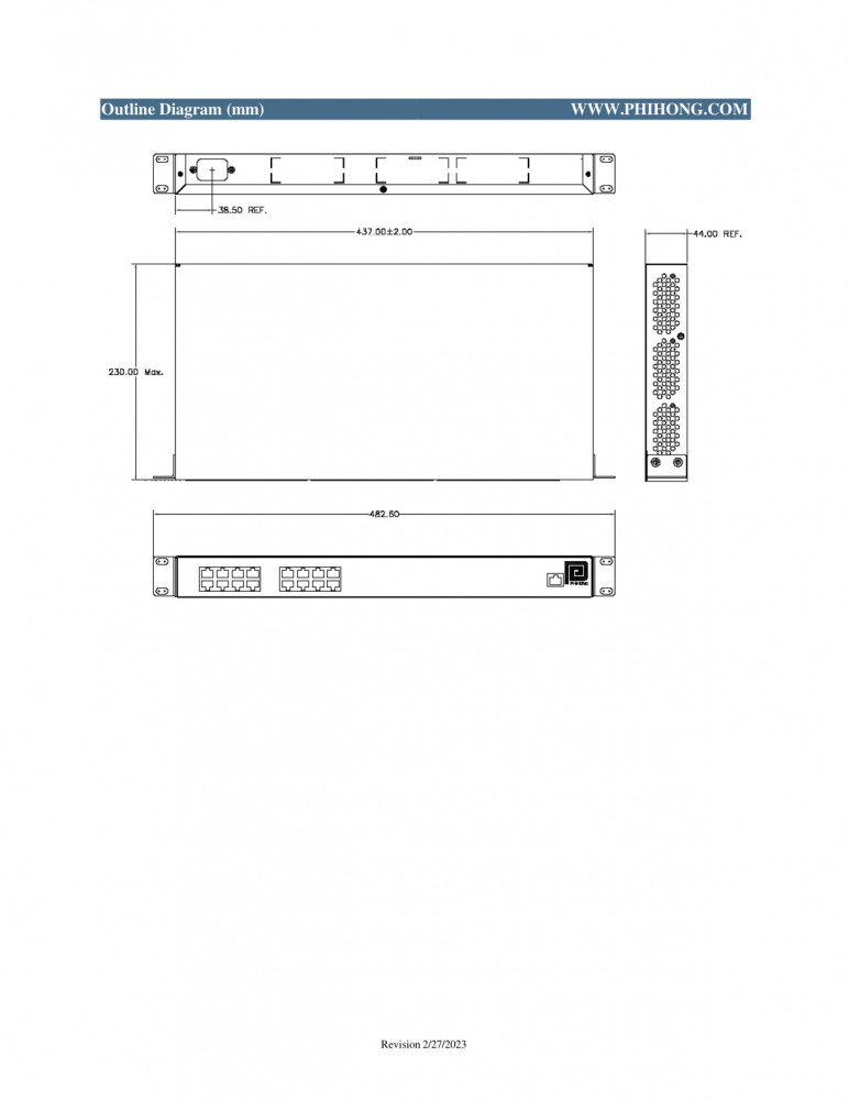 POE576U-8BT-R technical document page 3