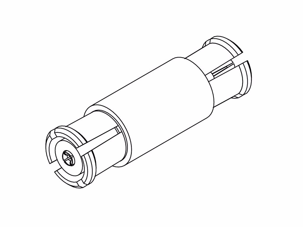 SMP Plug, Straight, Smooth Bore, PCB, Through Hole, with Surface Mount Contact, 50 Ohms