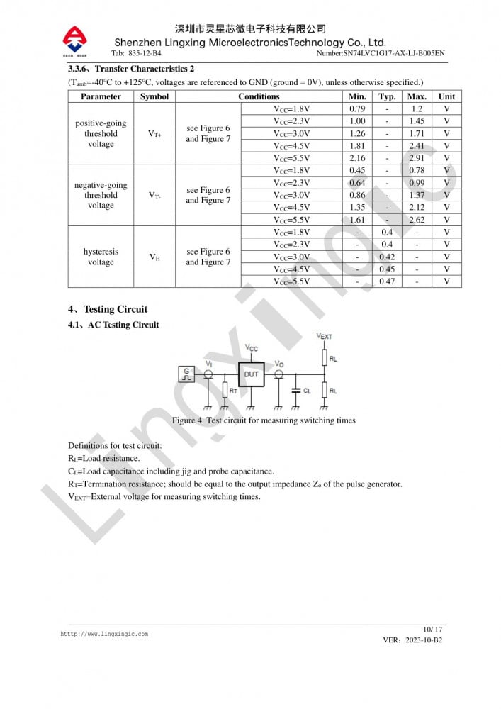 SN74LVC1G17DB(LX) datasheet page 10