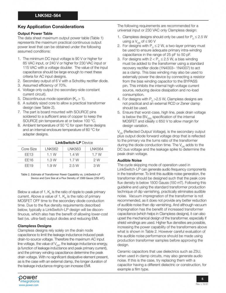 LNK562DG datasheet page 5