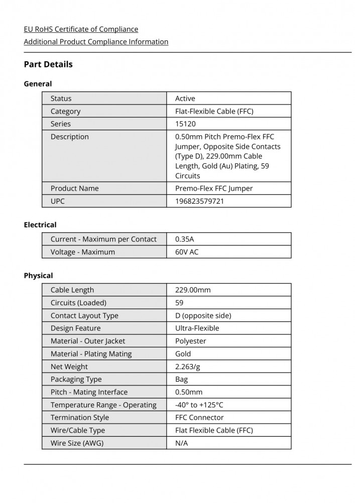 MOLEX 151201332 product document image, page 2