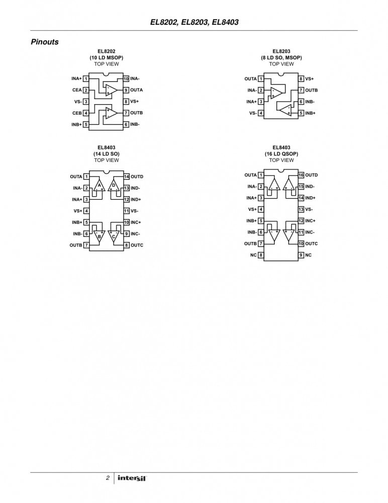EL8403IS datasheet page 2