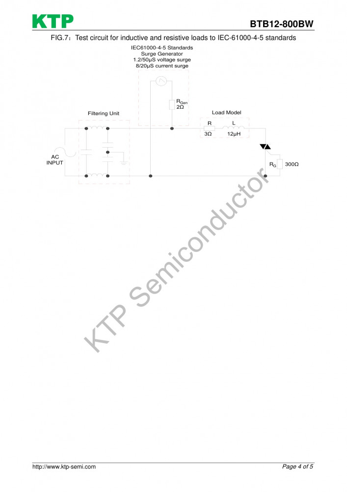 BTB12-800BW datasheet page 4