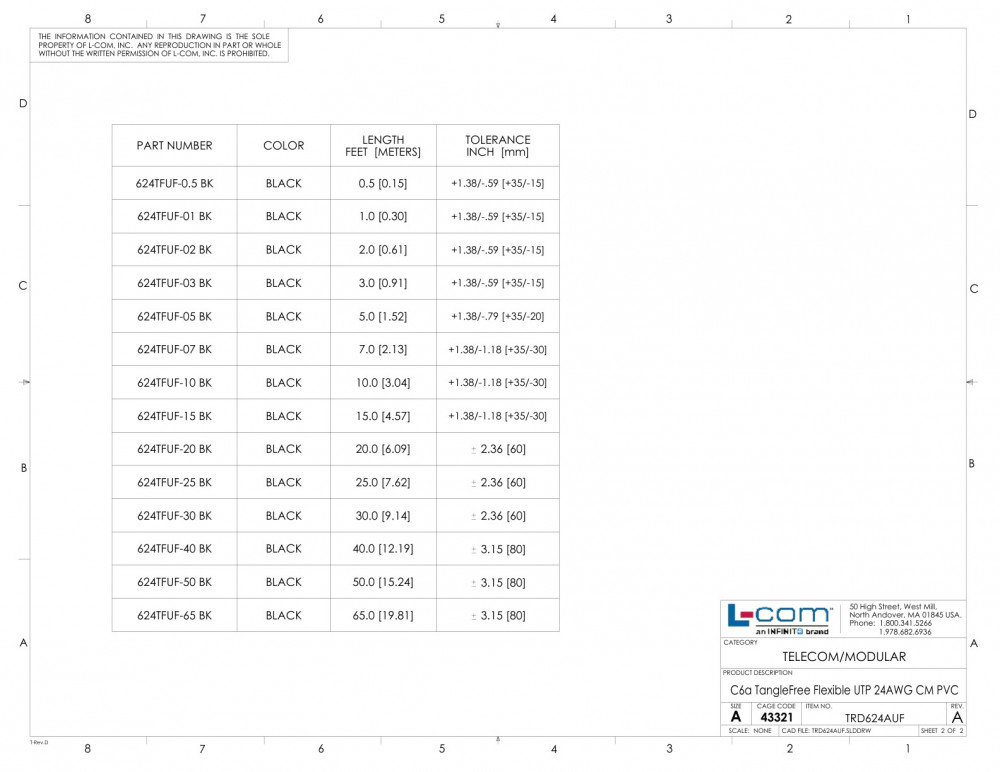 TRD624AUF product drawing page 2