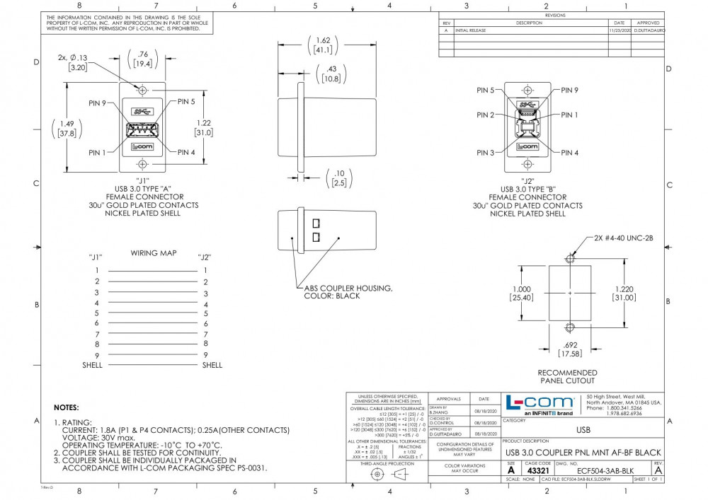ECF504-3AB-BLK technical document preview