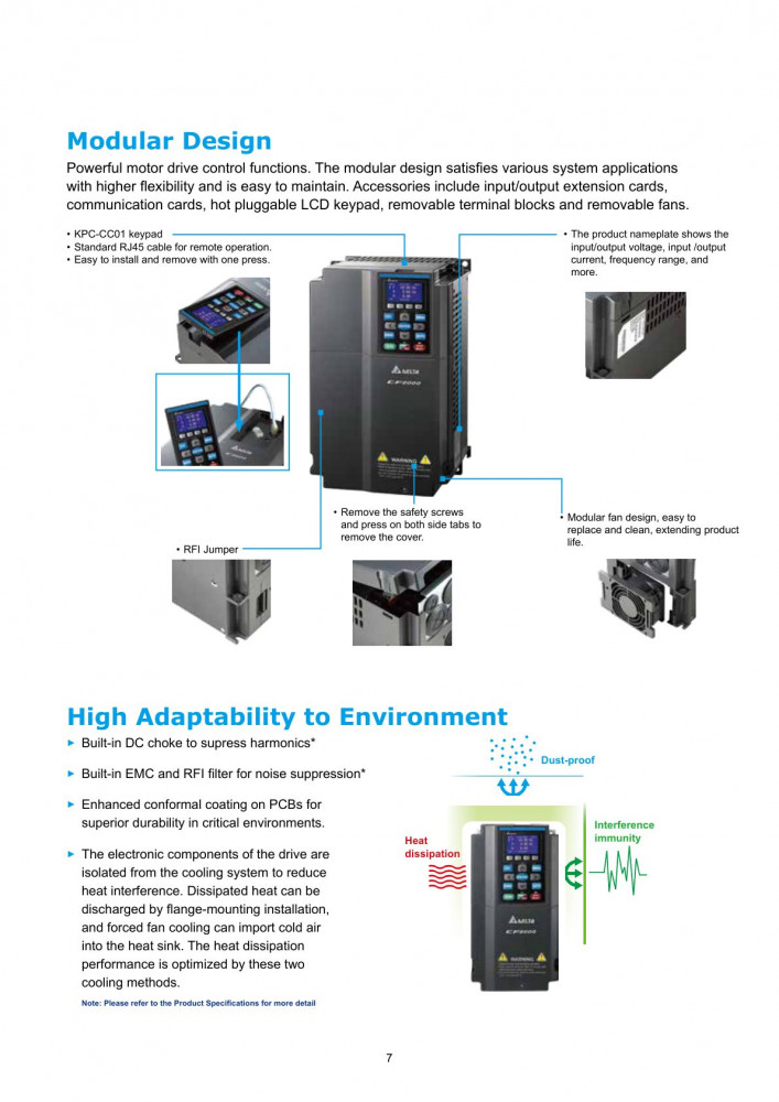 DELTA CP2000 documentation page 8