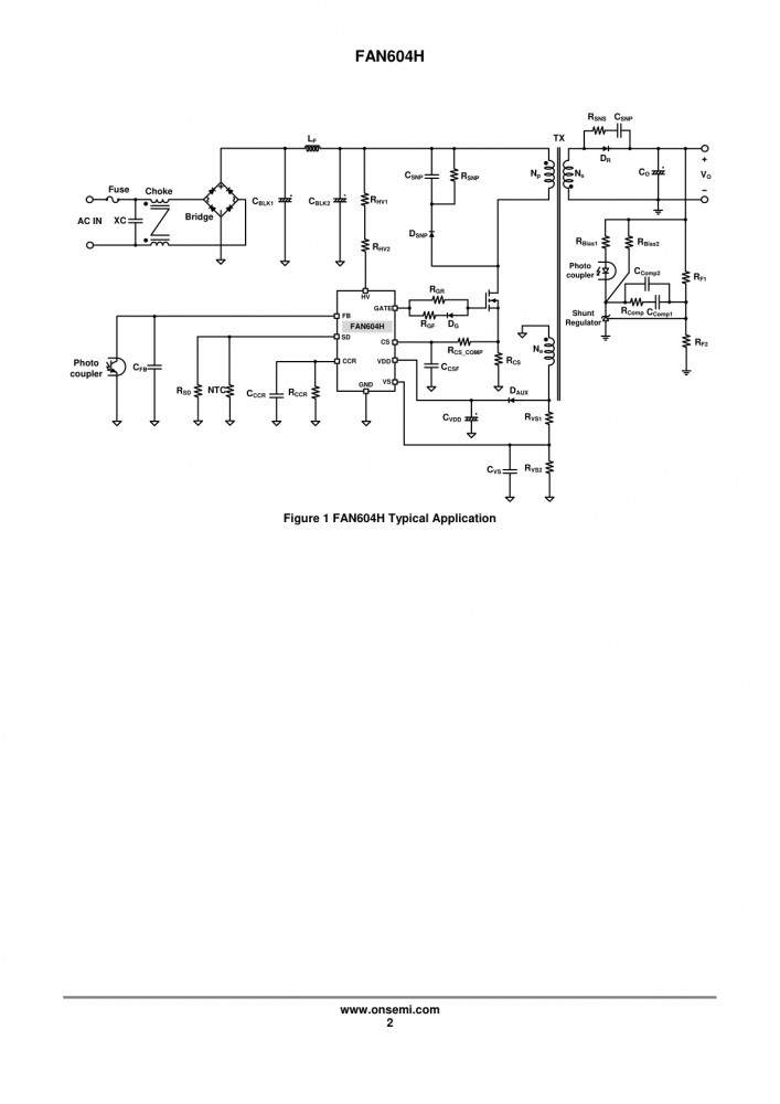 FAN604H datasheet preview, page 3