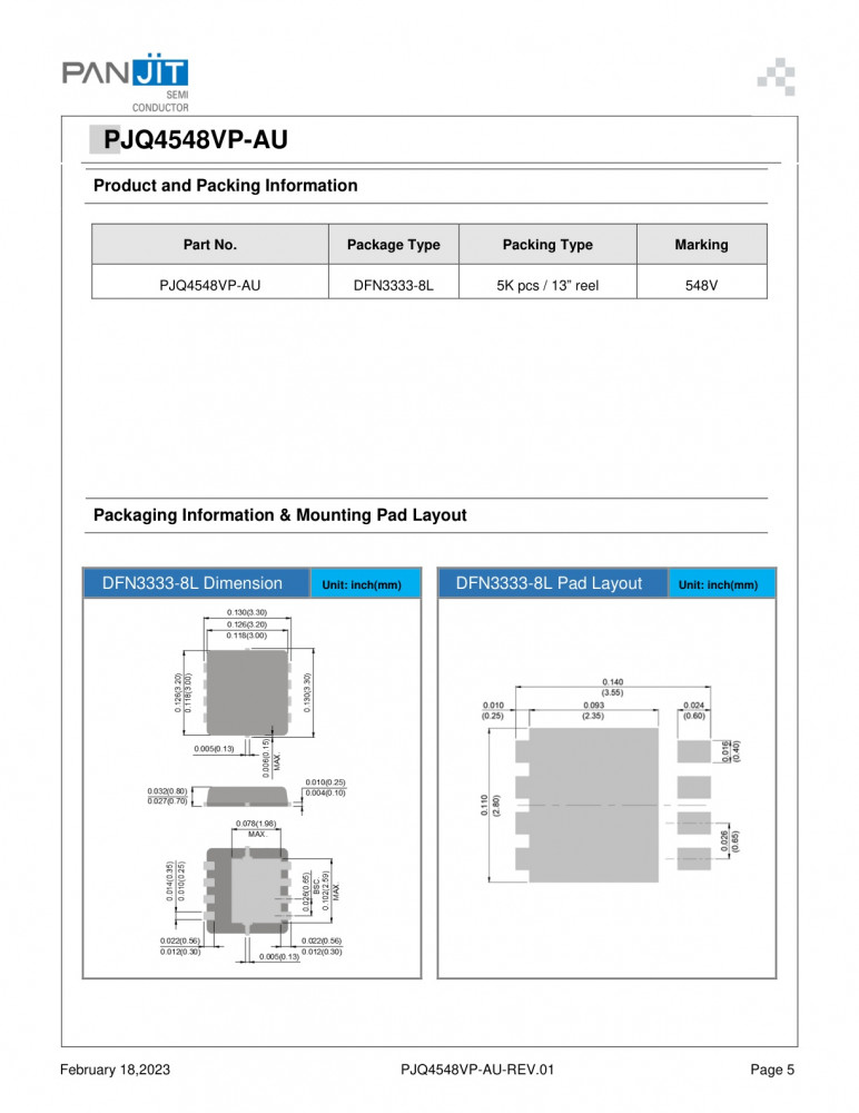 PJQ4548VP-AU datasheet page 5