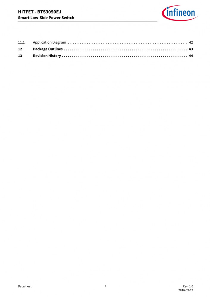 BTS3050EJ datasheet page 4