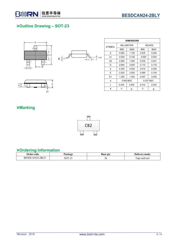BESDCAN24-2BLY datasheet page 4