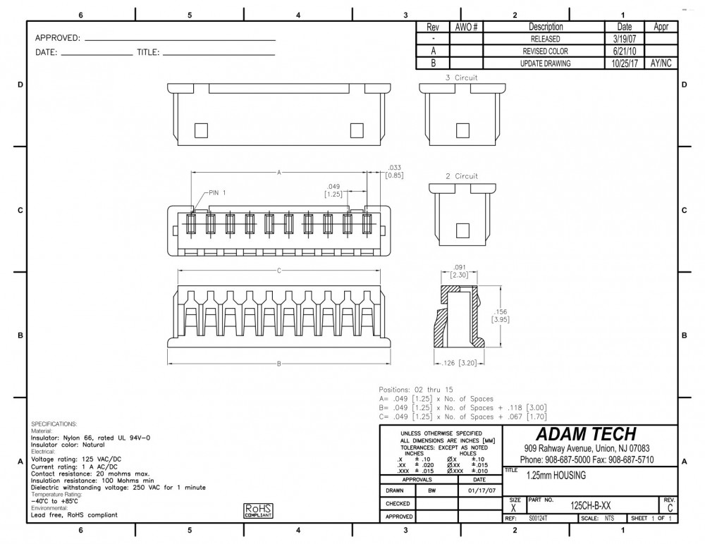 125CH-B-07 technical document page