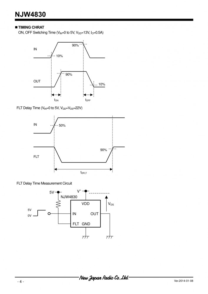 NJW4830 technical document page 4